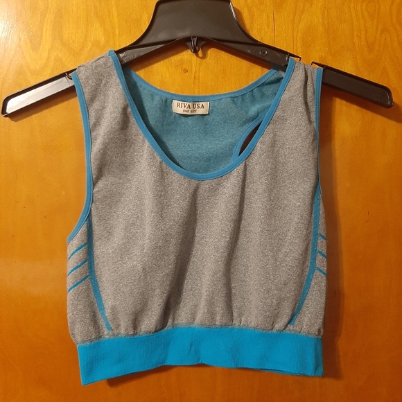 river usa | Tops | River Usa Crop Compression Tank Top | Poshmark